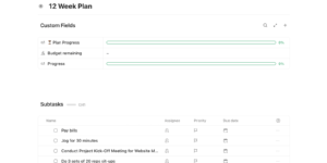 Free 12-Week Year Templates to Crush Your Goals