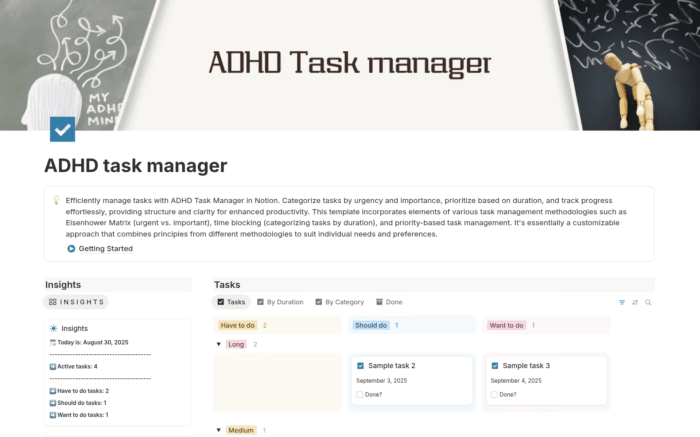 10 Best Notion ADHD Templates for Focus and Productivity