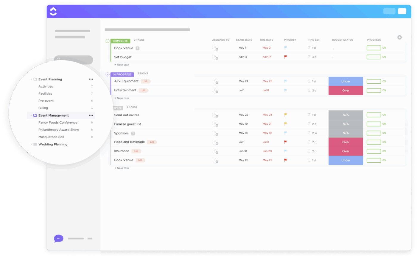 9 Best AI Tools for Event Planners in 2026 | ClickUp