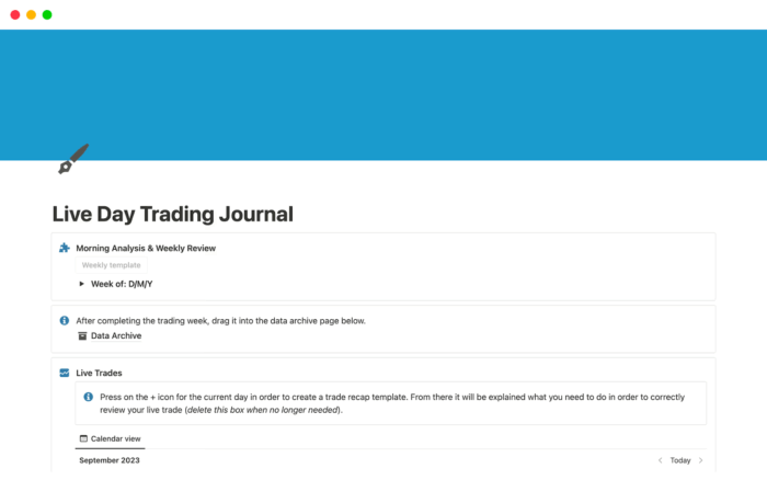 Notion Trading Journal Template to Track Performance | ClickUp