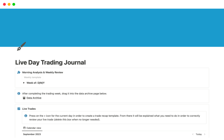 Notion Trading Journal Template to Track Performance | ClickUp