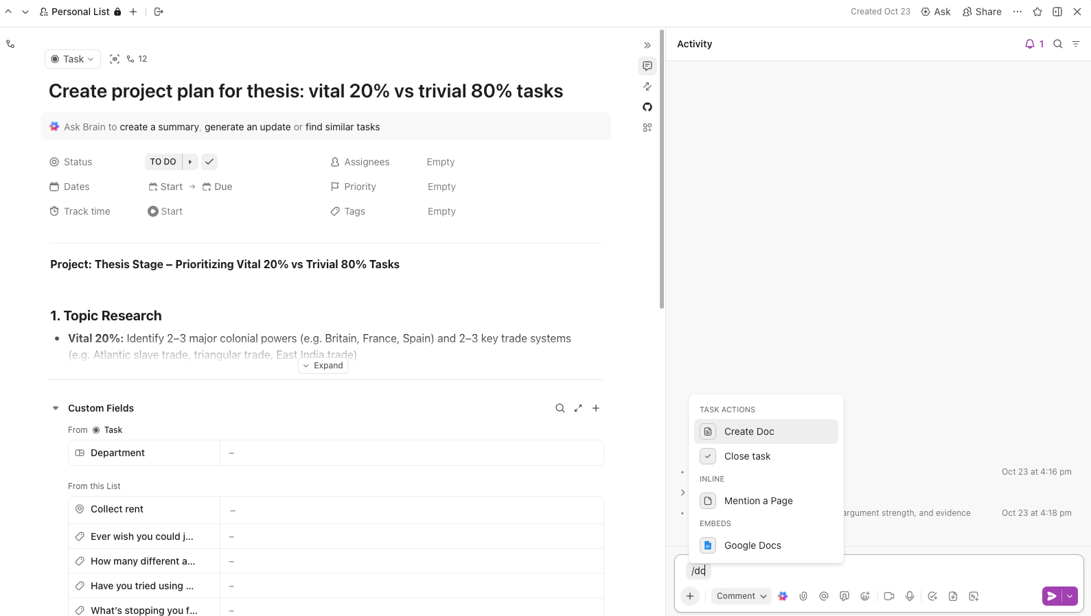 How to Use ClickUp as a Ticketing System | ClickUp
