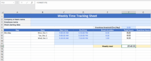 How to Create a Timesheet in Excel to Track Time (+Templates)