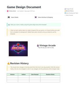 12 Free Video Game Templates to Plan Your Game Development