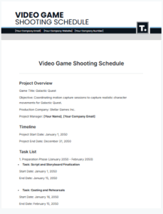 12 Free Video Game Templates to Plan Your Game Development