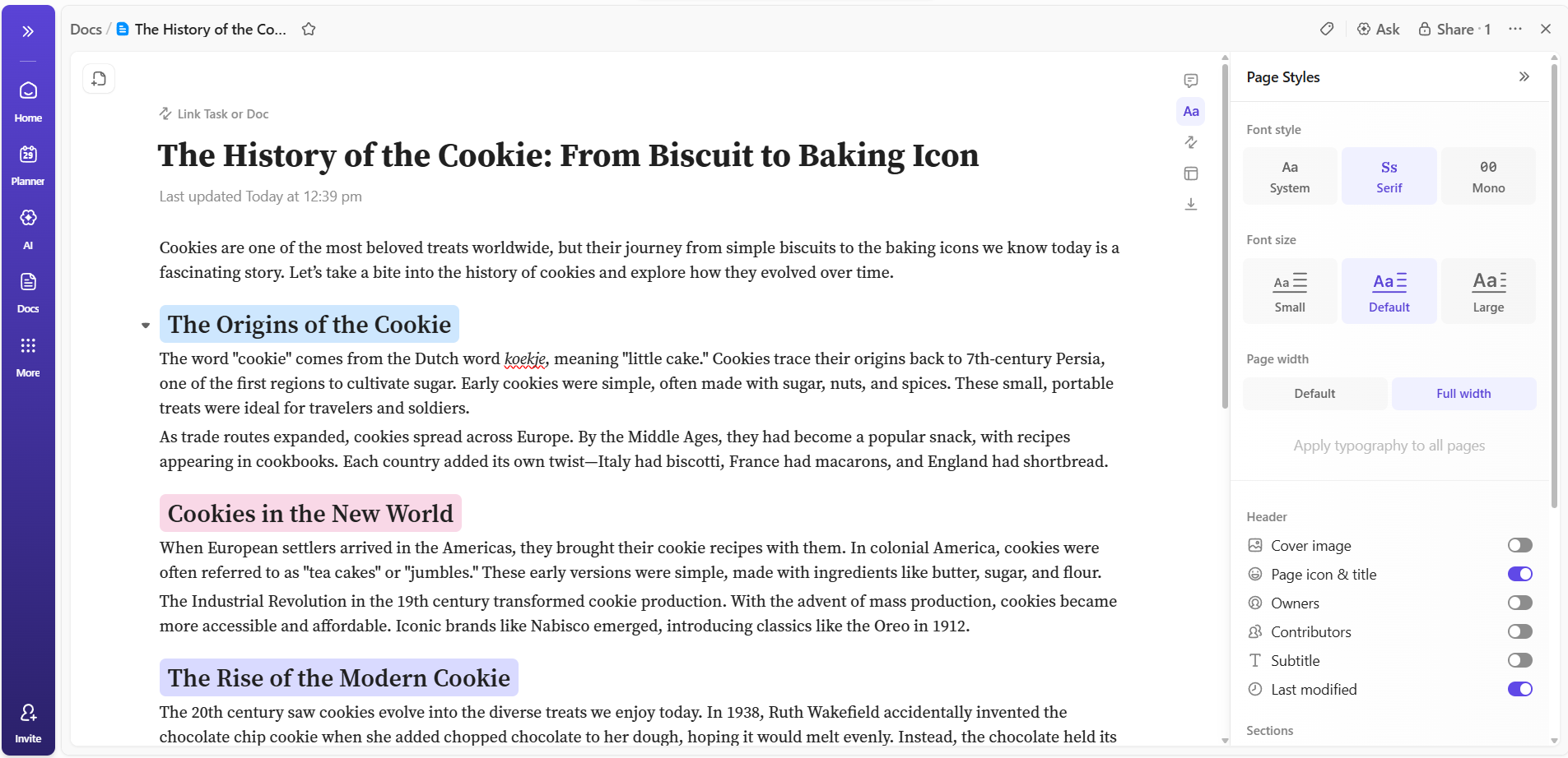 How to Rewrite Content With Gemini | ClickUp