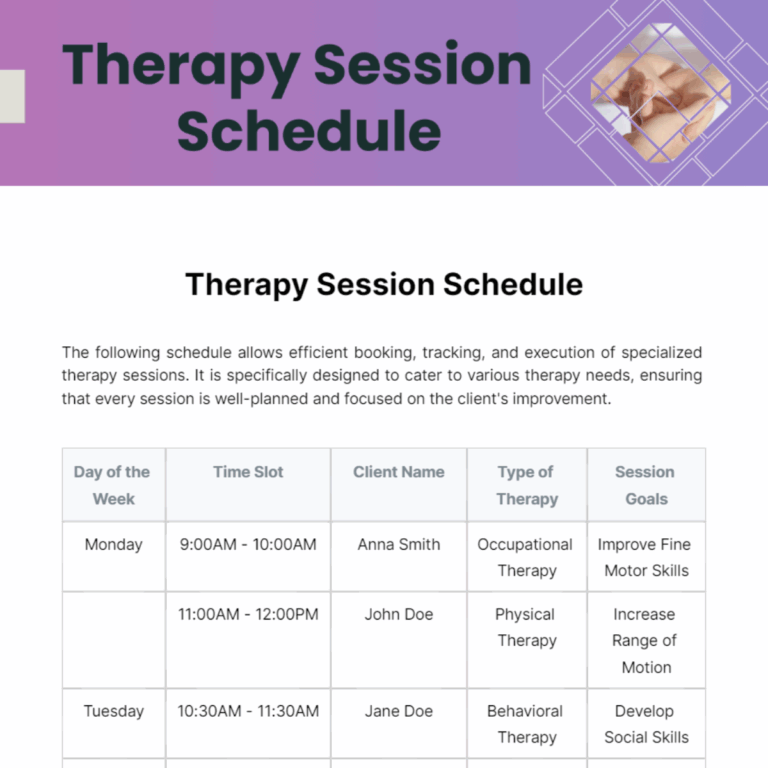10 Free Client Therapy Session Tracker Templates | The ClickUp Blog