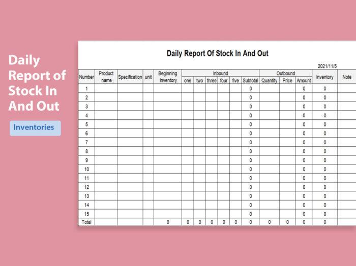 17 Free Templates to Maintain Daily Stock in Excel | ClickUp