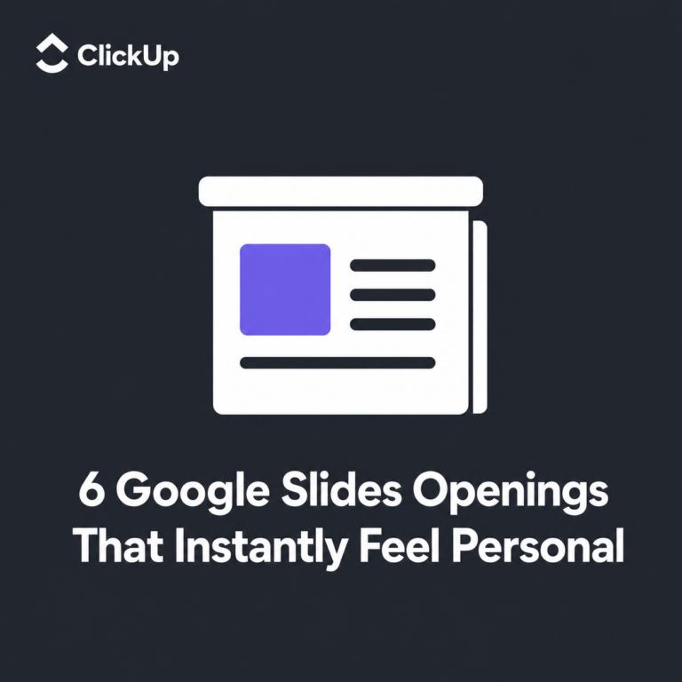 Free Google Slides Templates for Impactful Presentations | ClickUp