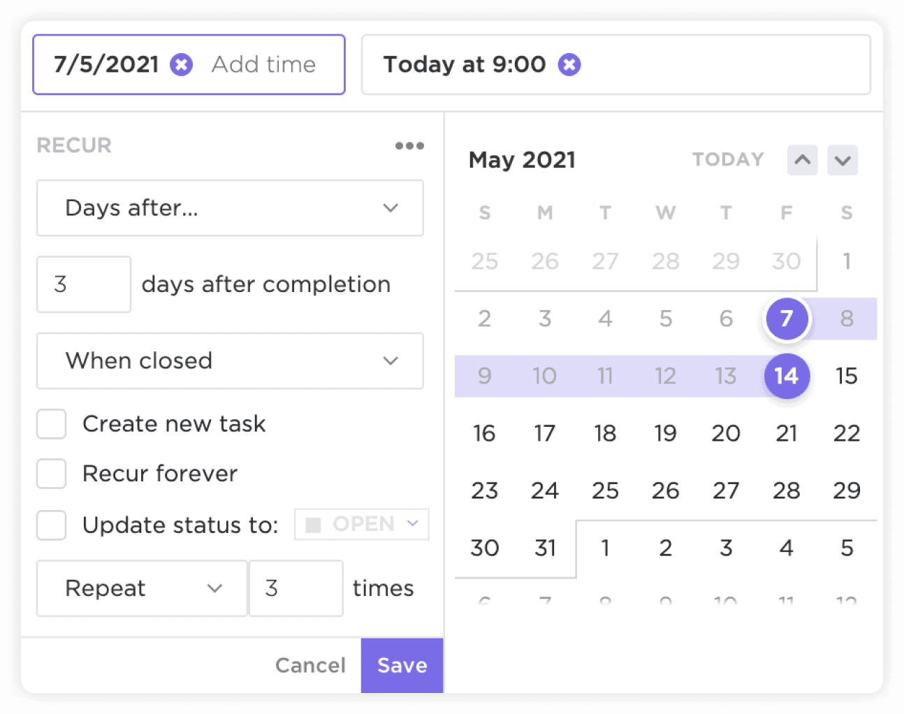 Project Management Software With Recurring Tasks ClickUp 
