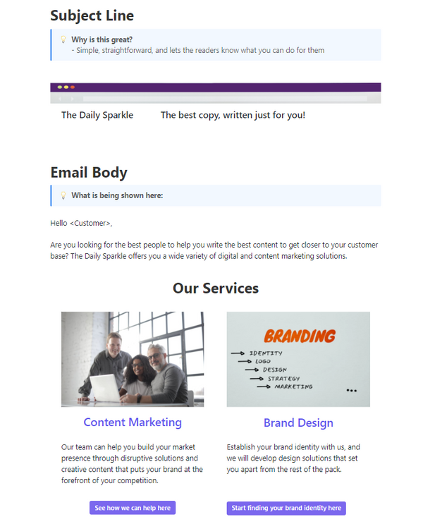 Email Advertisement | Template by ClickUp™