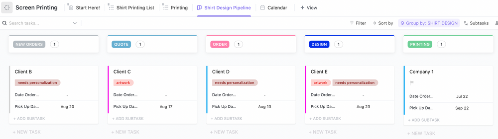Rebranding Project Template by ClickUp™