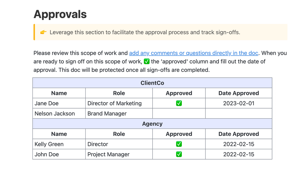 Recruitment Scope of Work Template | Template by ClickUp™