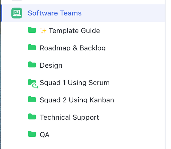 Software Development | Template by ClickUp™