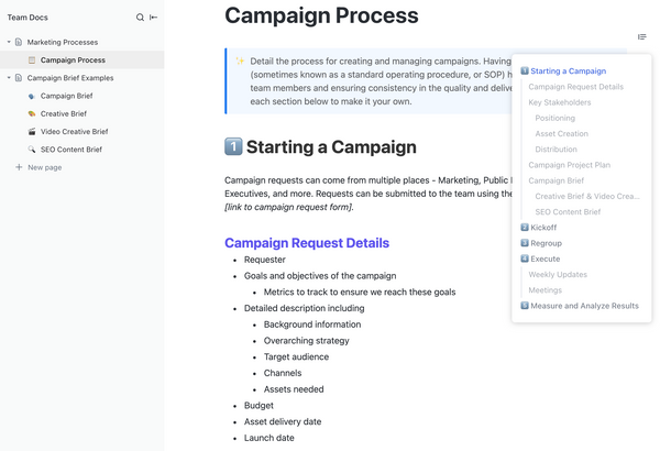 Campaign & Promotion Management | Template by ClickUp™