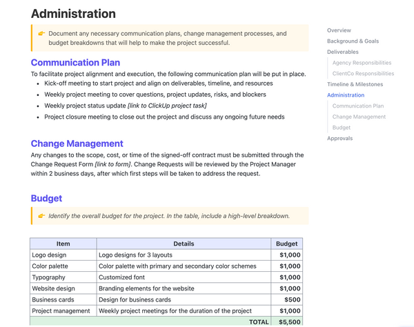Solar Installation Scope of Work Template | Template by ClickUp™