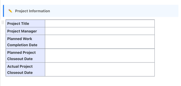Project Closure | Template by ClickUp™