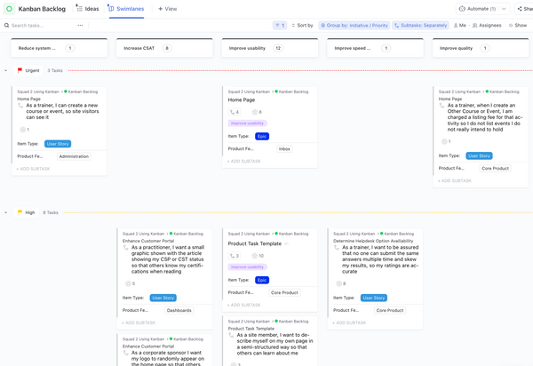 Software Development | Template by ClickUp™
