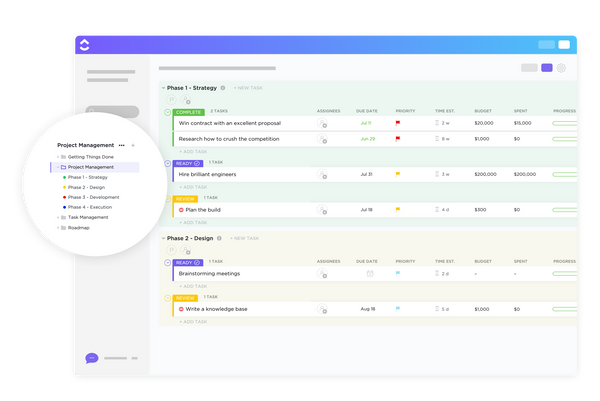 Project Re And Approval Template By ClickUp 
