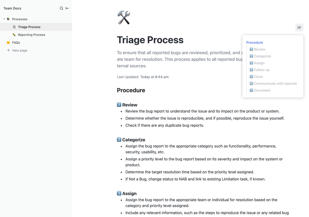 Bug & Issue Tracking | Template by ClickUp™