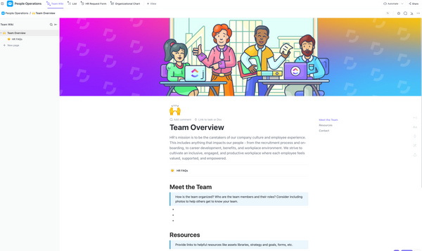 People Operations | Template by ClickUp™