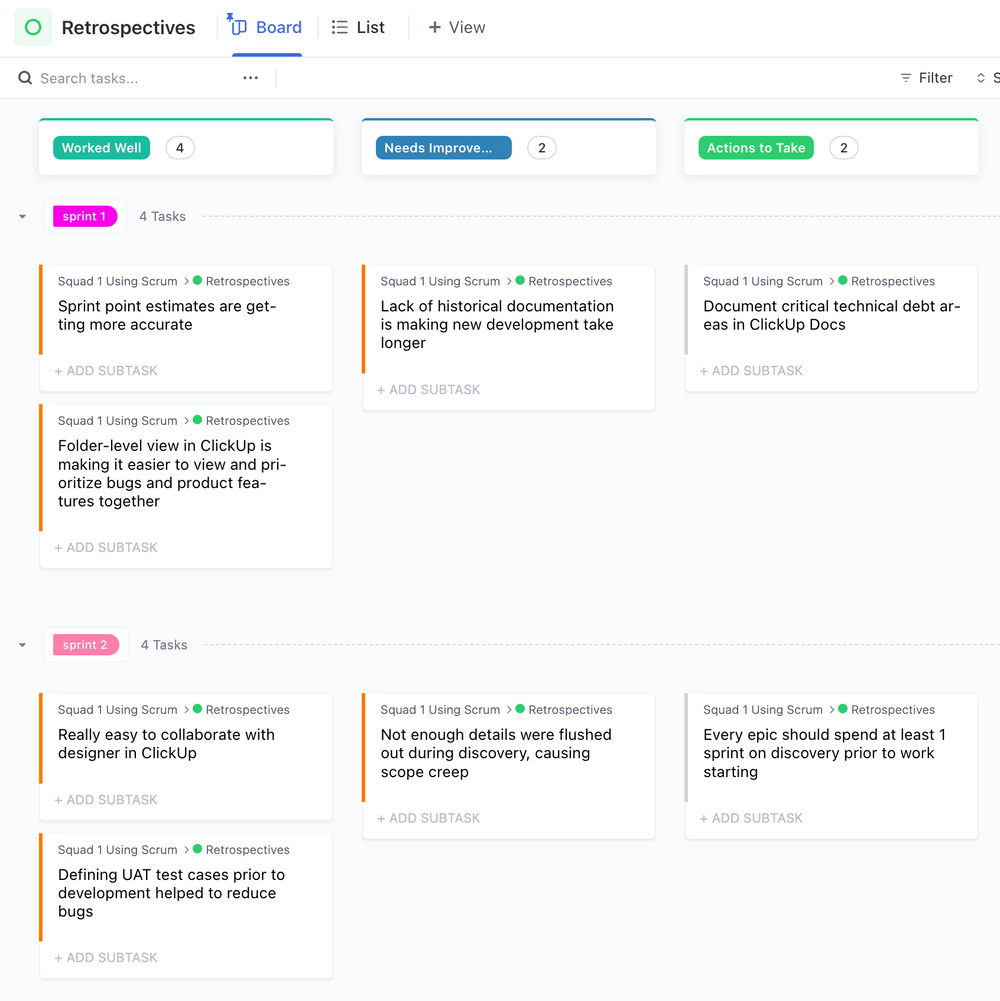 Software Development | Template by ClickUp™