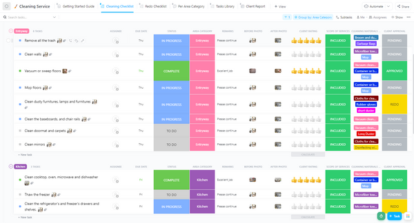 Cleaning Service | Template by ClickUp™