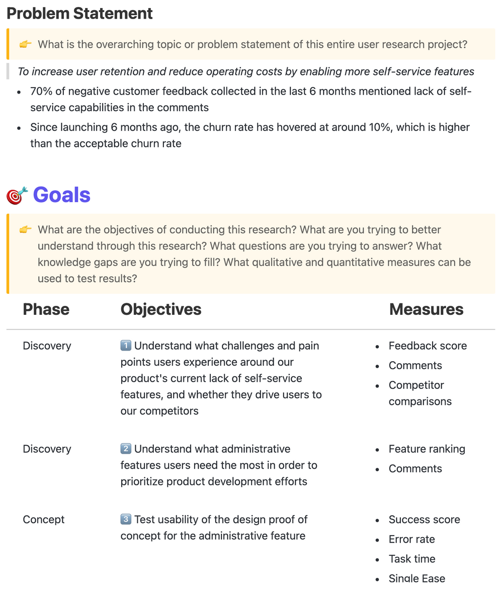User Research Plan | Template by ClickUp™