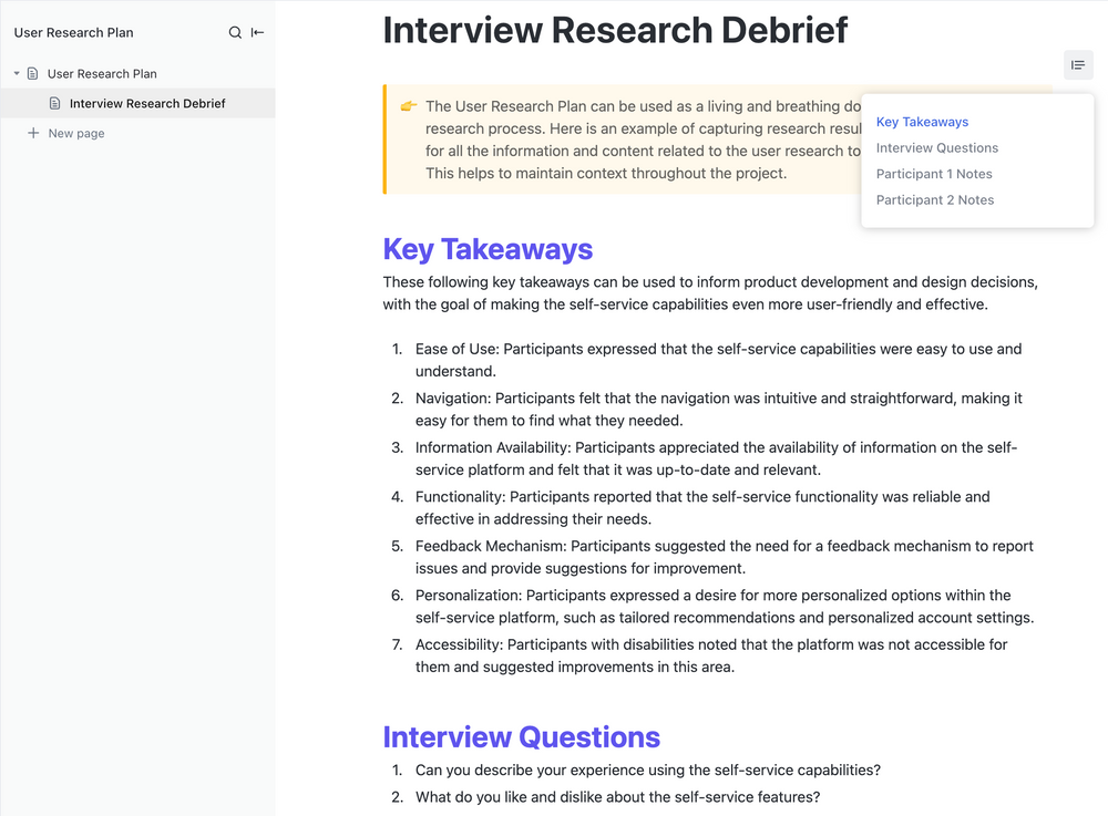 User Research Plan | Template by ClickUp™