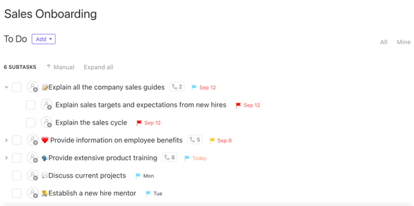 ClickUp™ Templates for Sales & CRM