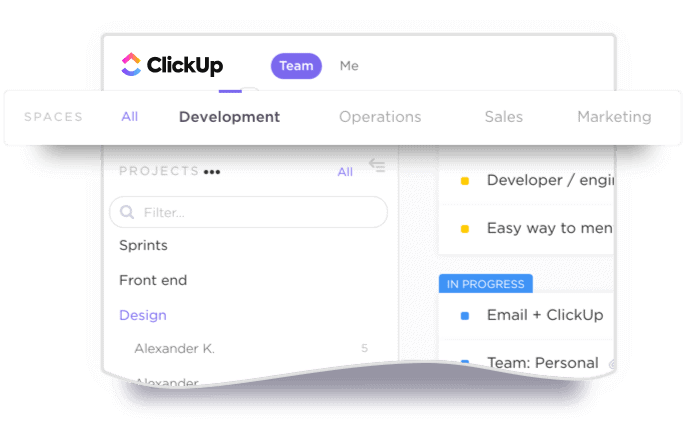 ClickUp™ Spaces